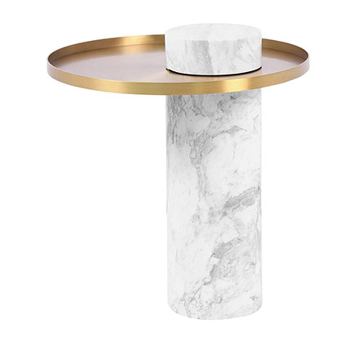Upsalla Solid Marble Side Table TG-260 | ebarza