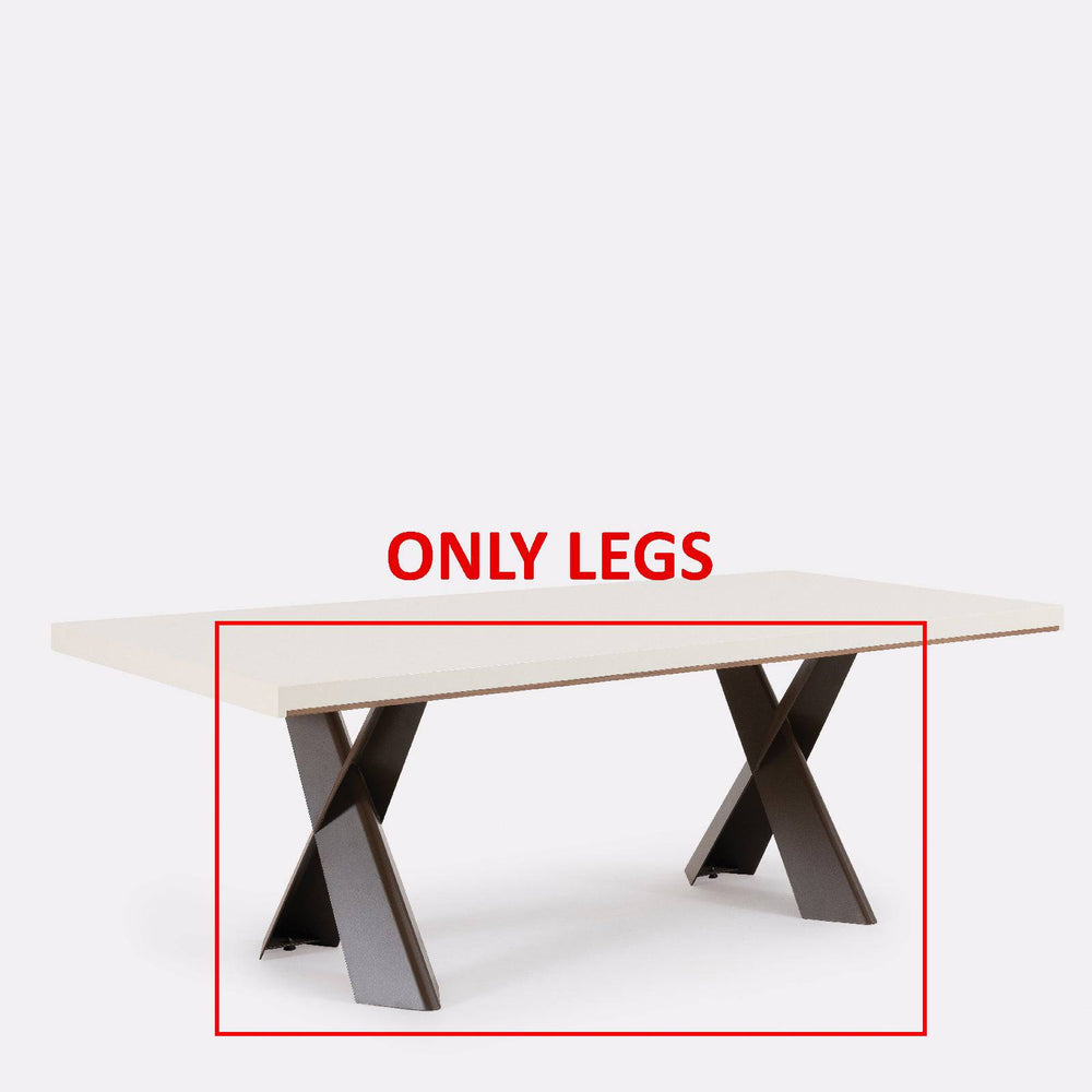 Valentina Dining Table Legs Only Valent-Tableg | ebarza