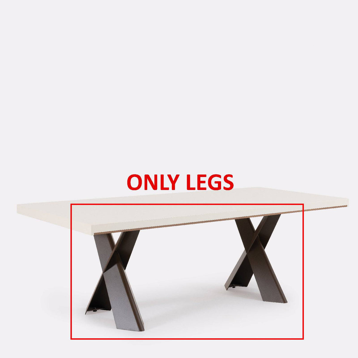 Valentina Dining Table Legs Only Valent-Tableg | ebarza