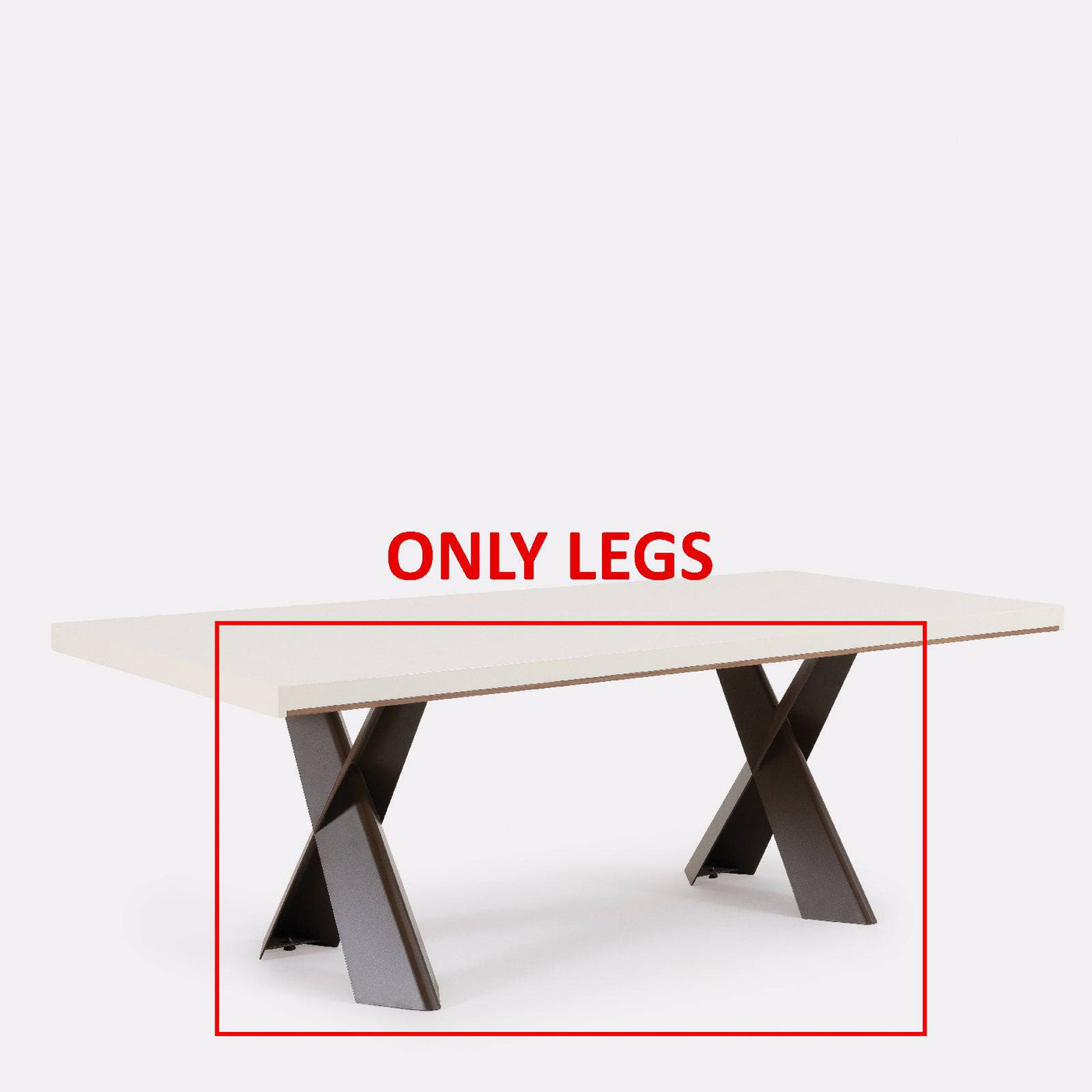 Valentina Dining Table Legs Only Valent-Tableg | ebarza