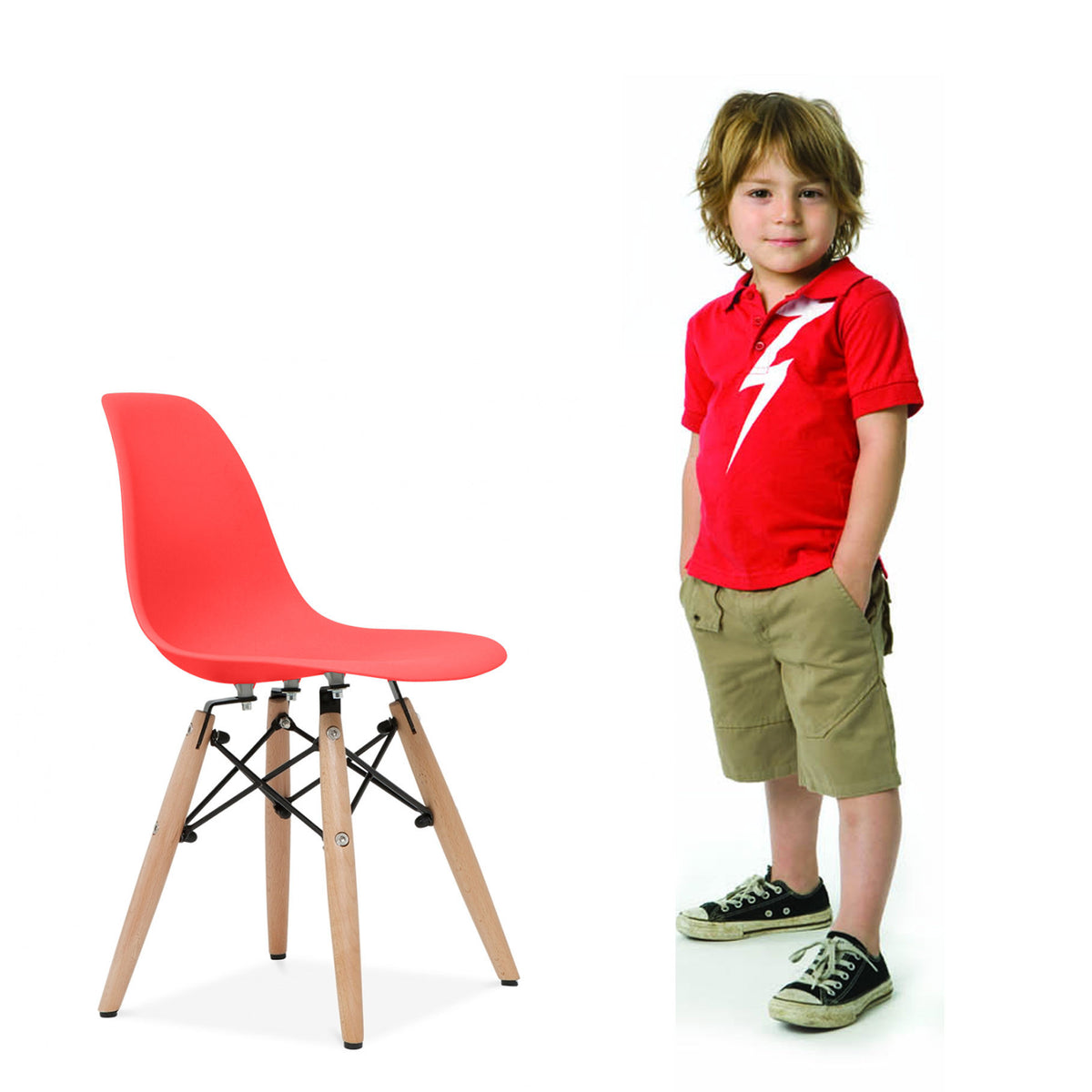Kids Chair Plastic Pc-0117W-P | ebarza